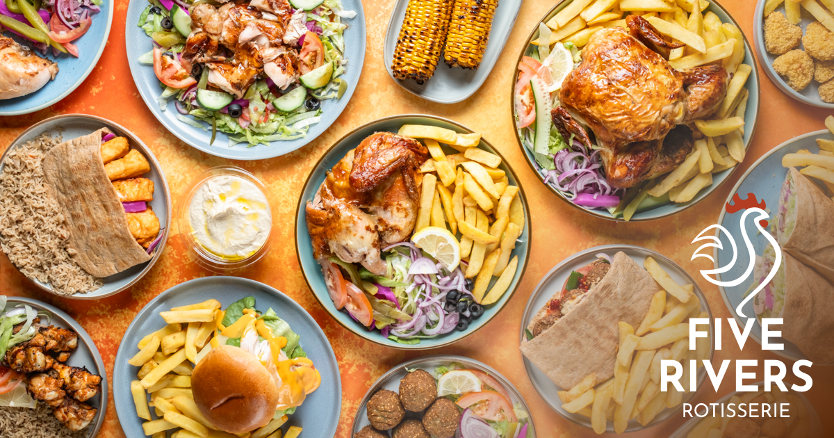 Middle Eastern Rotisserie on Edgware Road, London | Five Rivers Rotisserie